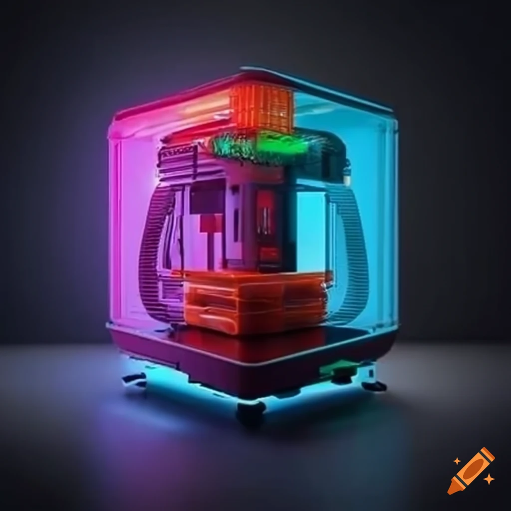 Innovative 3d printers showcasing intricate outputs on Craiyon