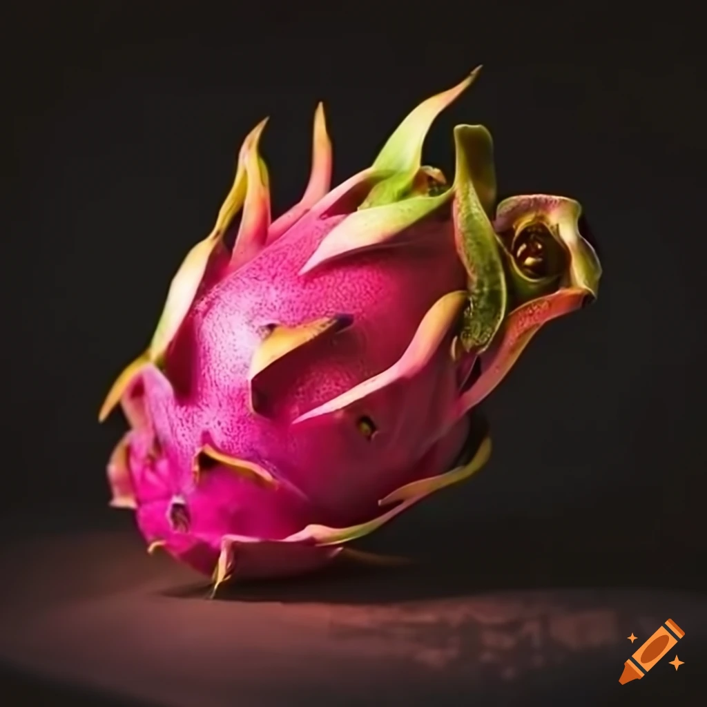 Pitaya fruit on Craiyon