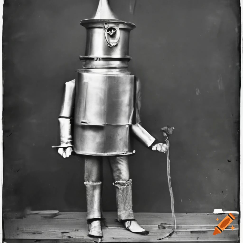 Tin man from 1887 in high resolution on Craiyon