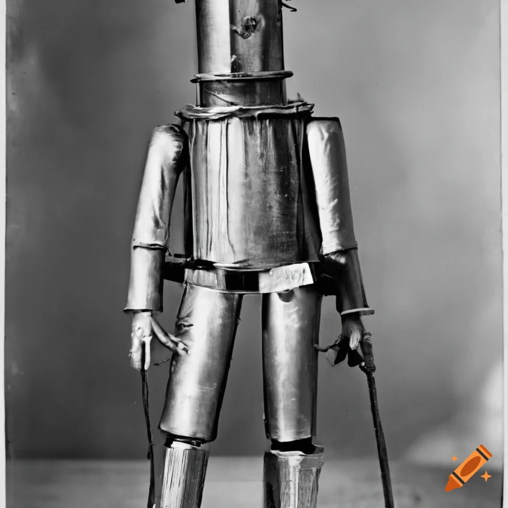 Tin man from 1887 in high resolution on Craiyon