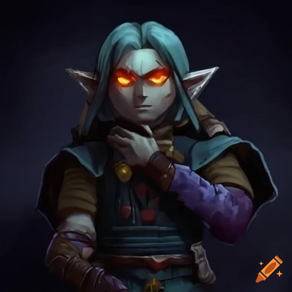 Samurai dark link character from zelda on Craiyon