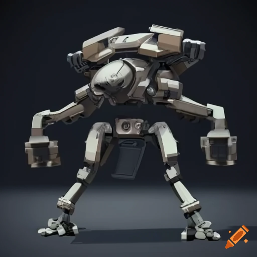 Bi-pedal mech design with hydraulic legs, insect and bird influences ...