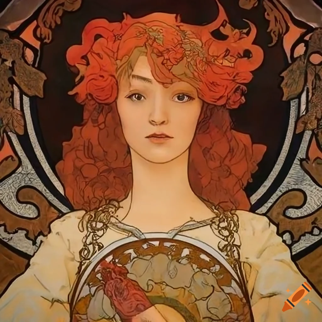 Zatoichi, James Gurney blend with Alphonse Mucha style, July 4th on Craiyon