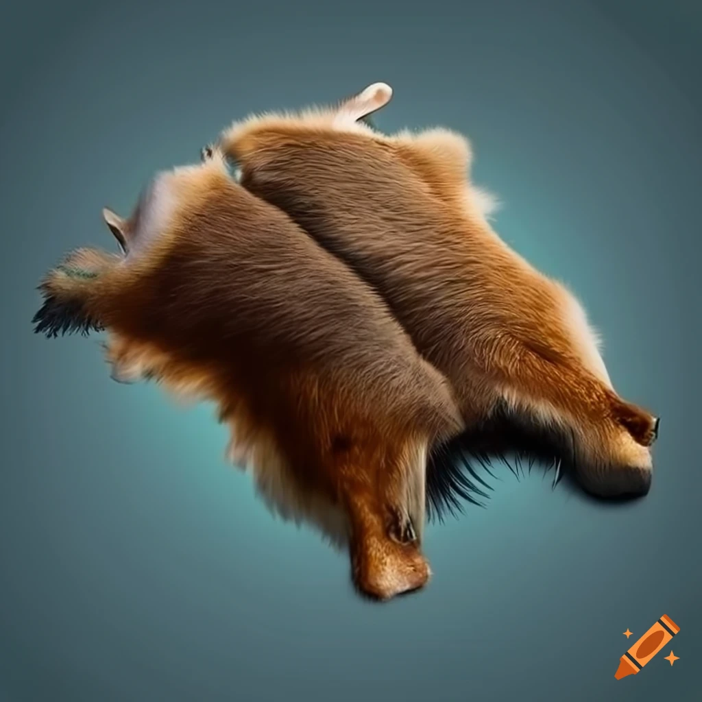 Hyperrealism deer pelt item icon on Craiyon