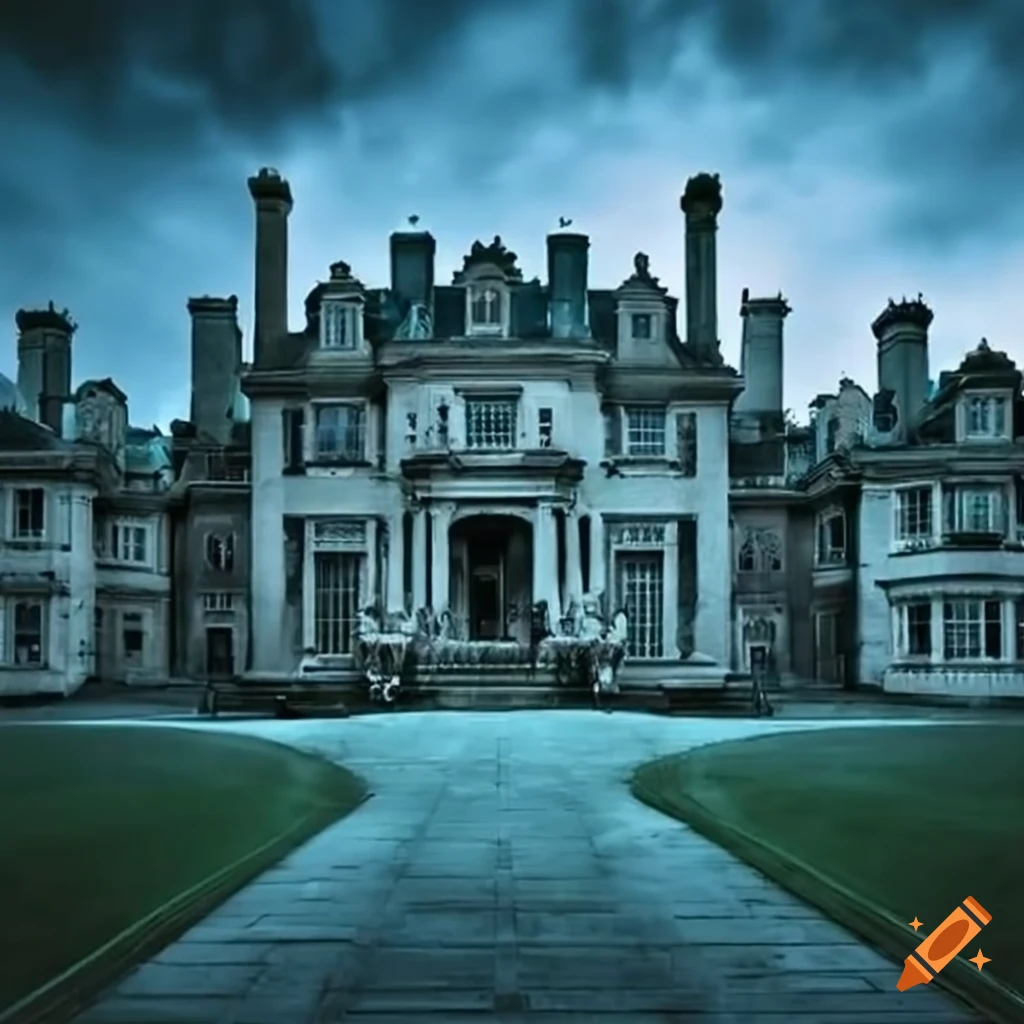 Behind closed doors of a mansion on Craiyon