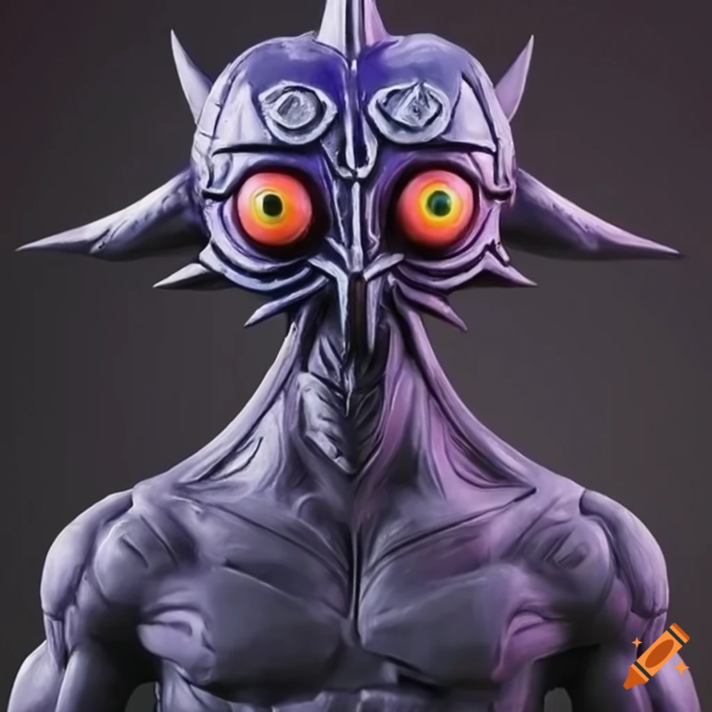 Dark lord wearing majora's mask from the legend of zelda on Craiyon