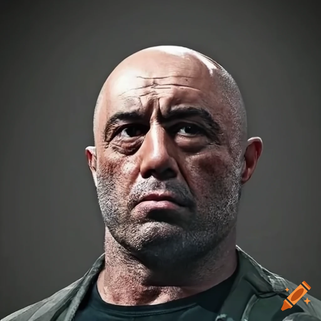 Joe rogan portrait on Craiyon