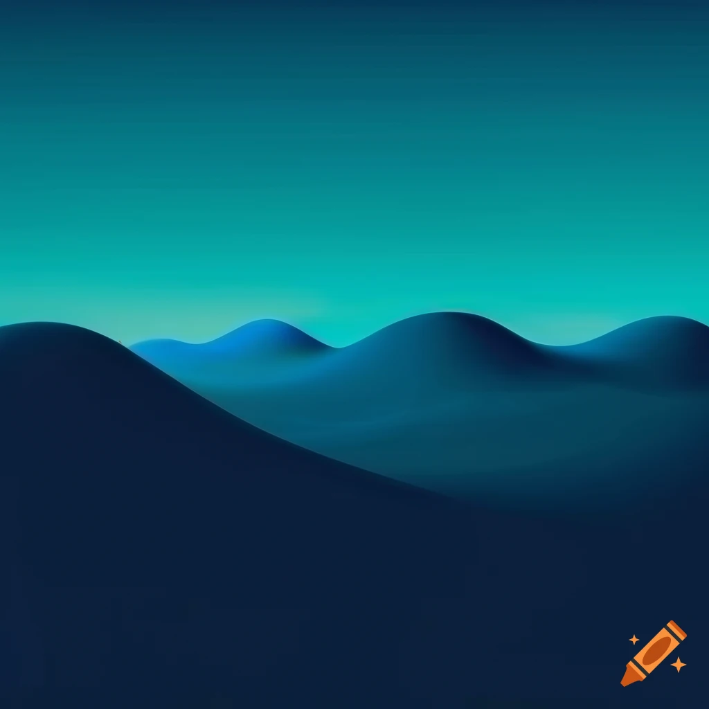 Artistic landscape of rolling hills made of human body shapes against a ...