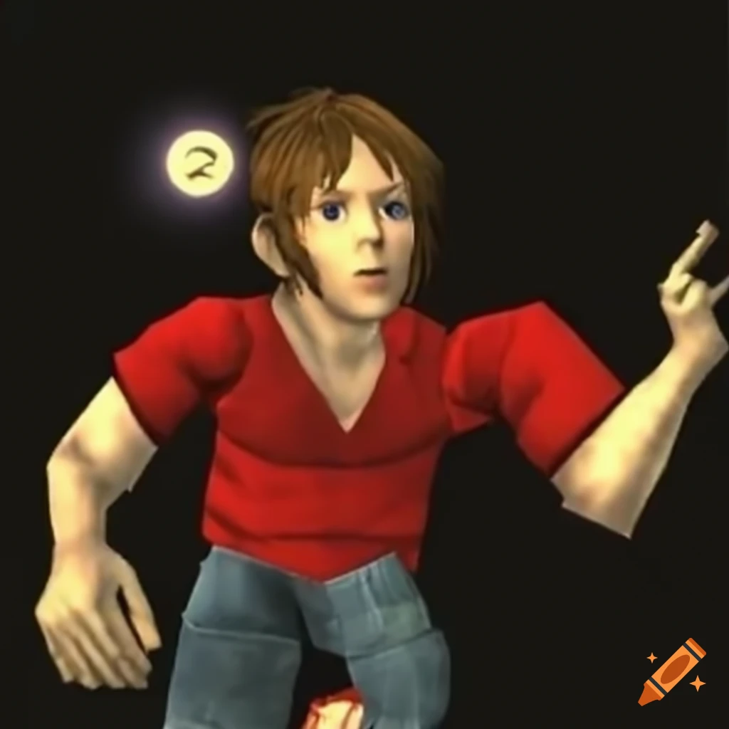 John Waite character from Super Smash Bros Melee with 2002 graphics on ...