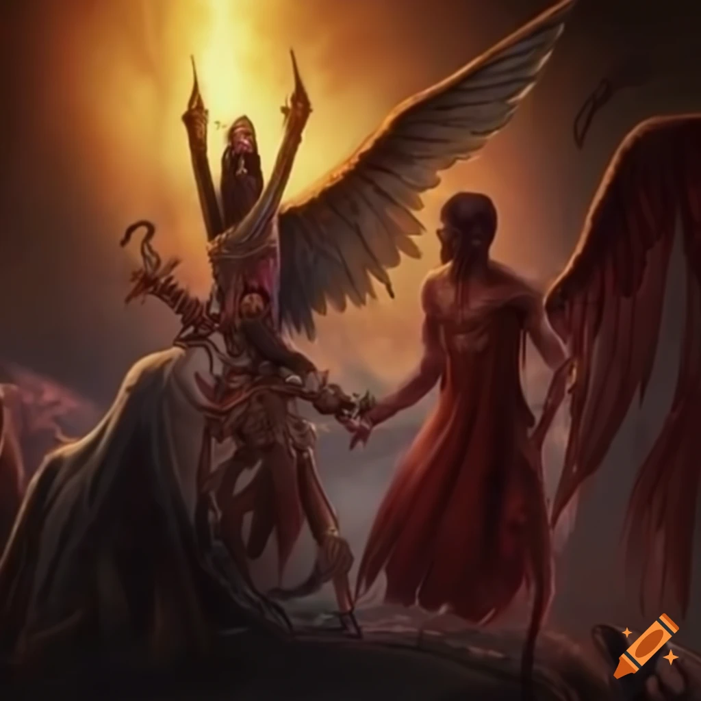 Biblically accurate portrayal of angels and demons in the afterlife on ...
