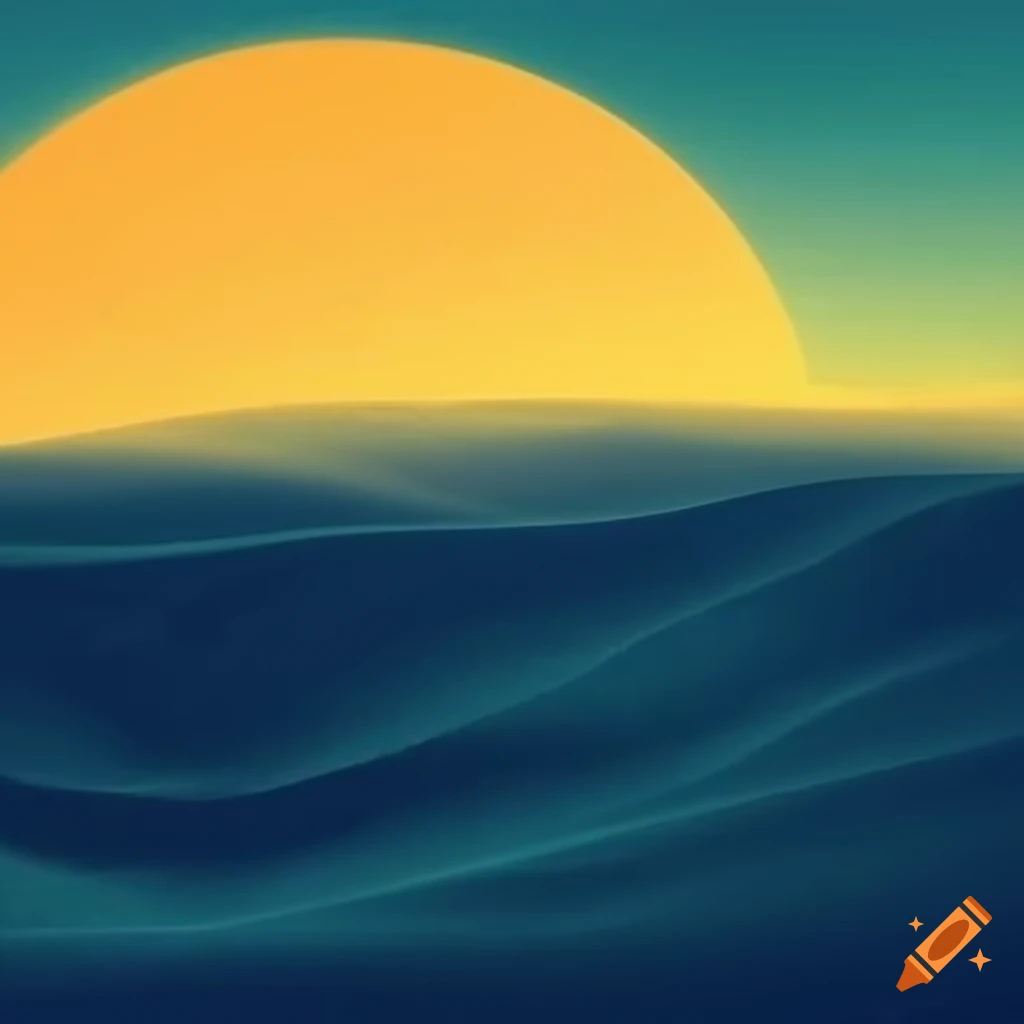 Human body shapes forming rolling hills in grey gradients with a yellow ...