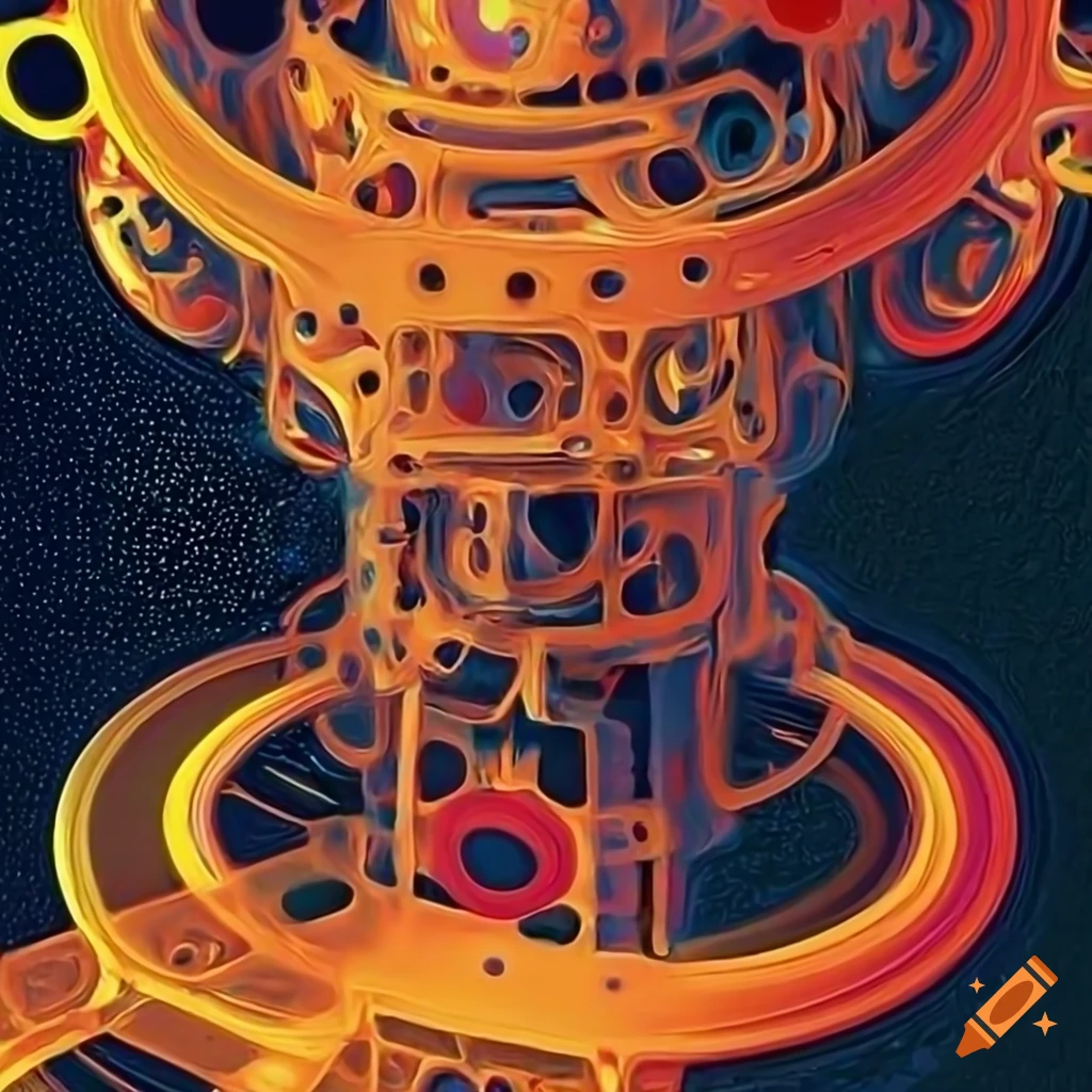 X-ray image of a highly detailed and realistic c3po in metallic ...