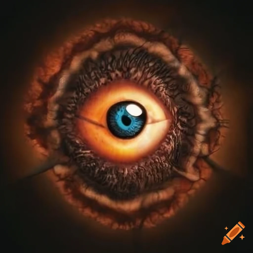 Biblical eye of God on Craiyon