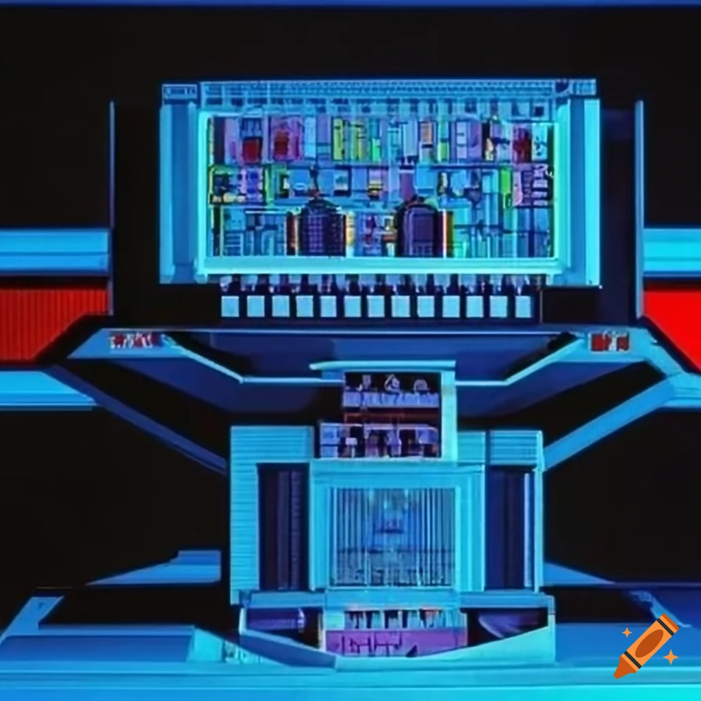 ReBoot Megabyte character in high-resolution photograph from 1972 on ...