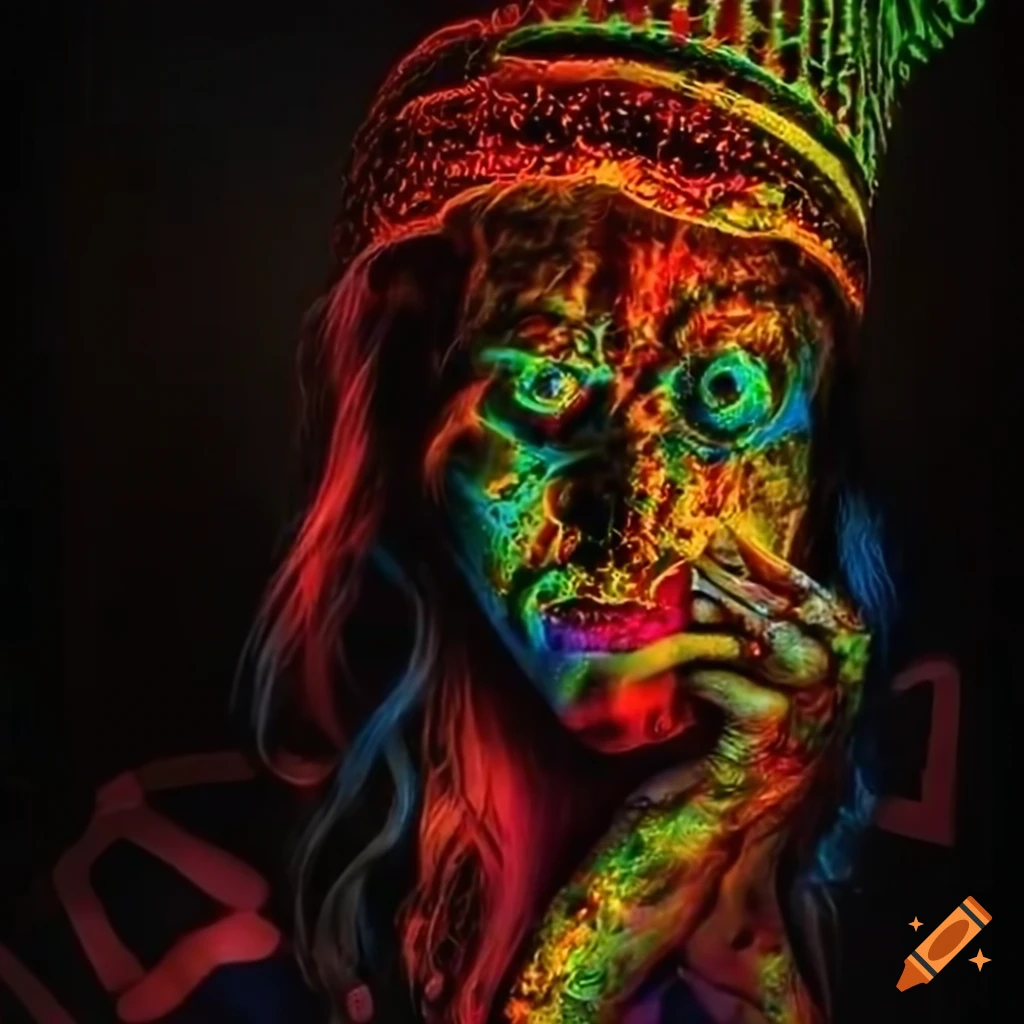 Acid wizard on Craiyon