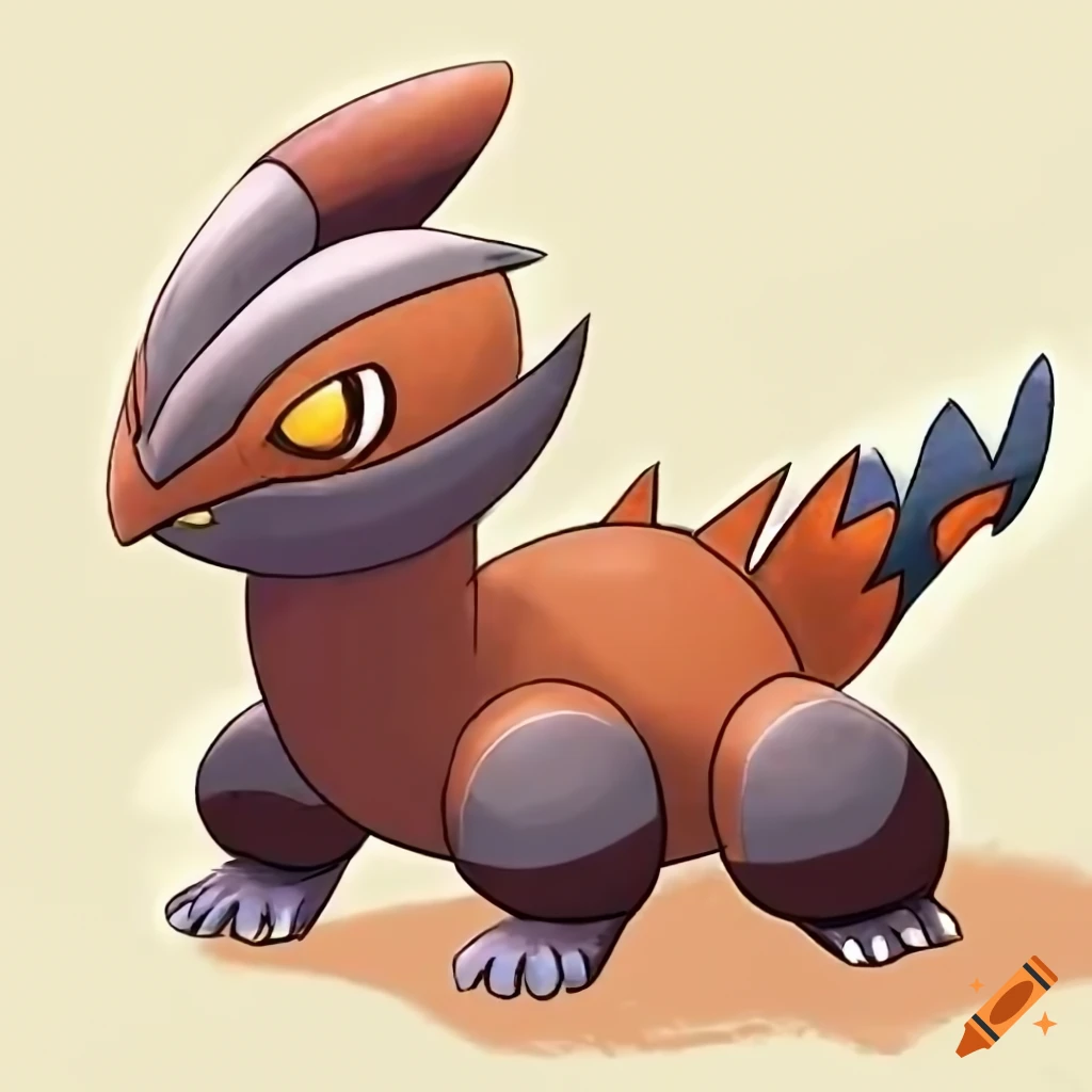 Pokémon terradon: monotype ground pokémon with a stout dinosaur-like ...