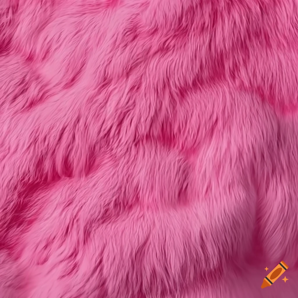 Pink fur texture on Craiyon