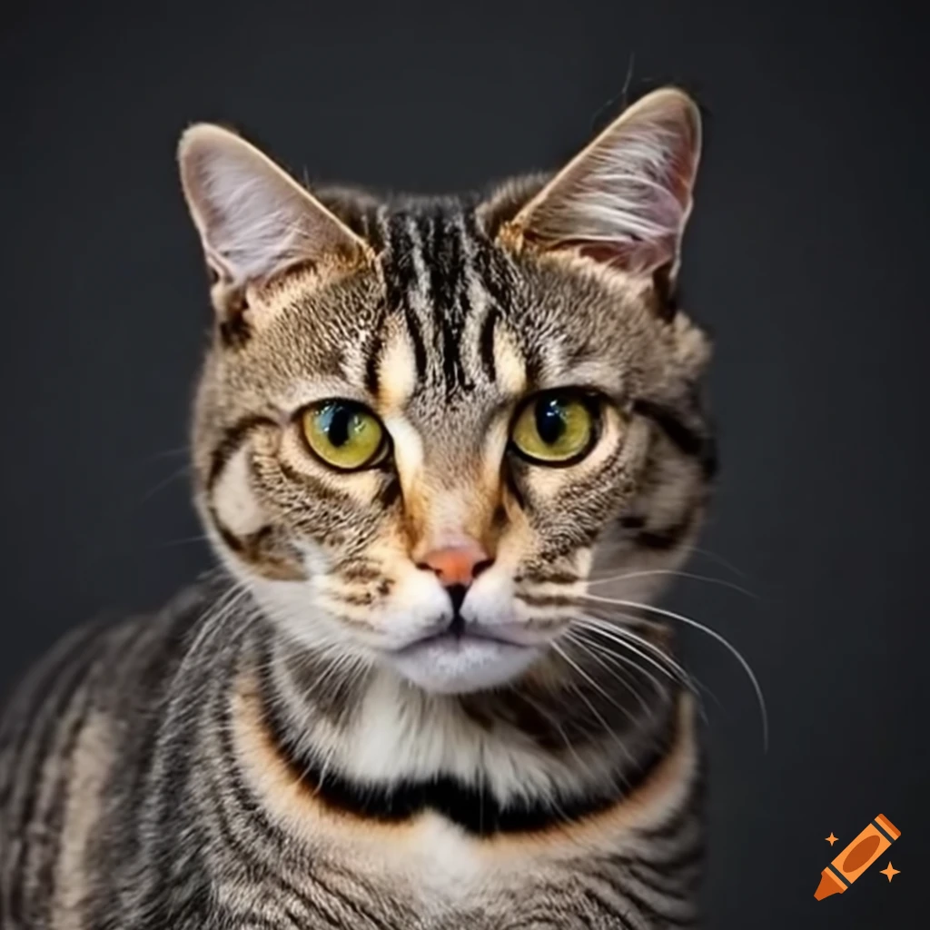 Celebrity magically transforming into a beautiful tabby cat with paws ...