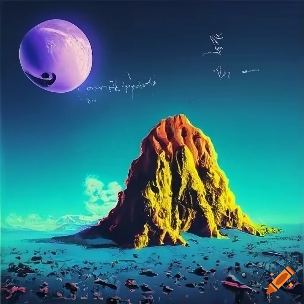 Progressive rock album cover on Craiyon