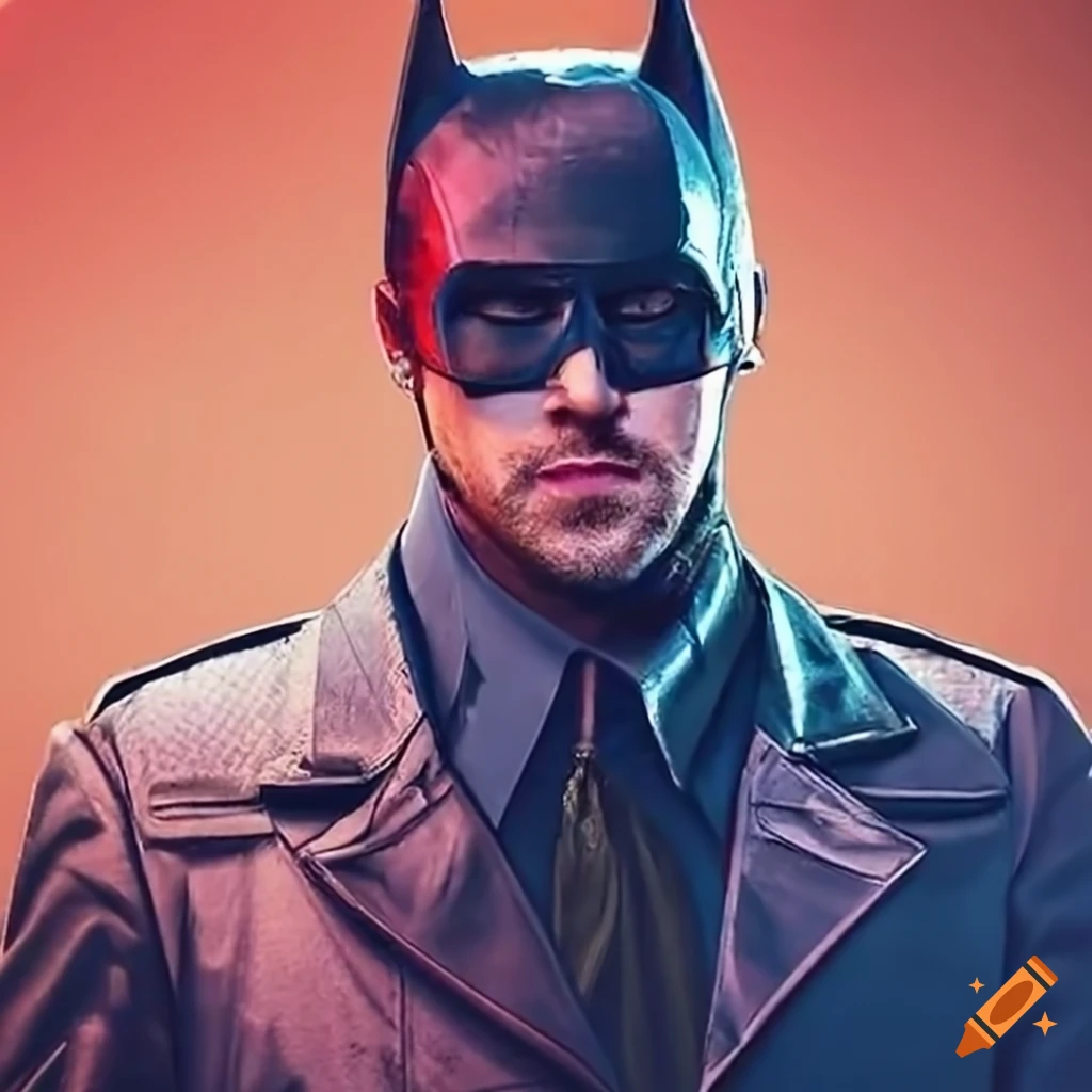 Ryan Gosling driving a 2019 Volkswagon Golf GTI in a Batman outfit on ...