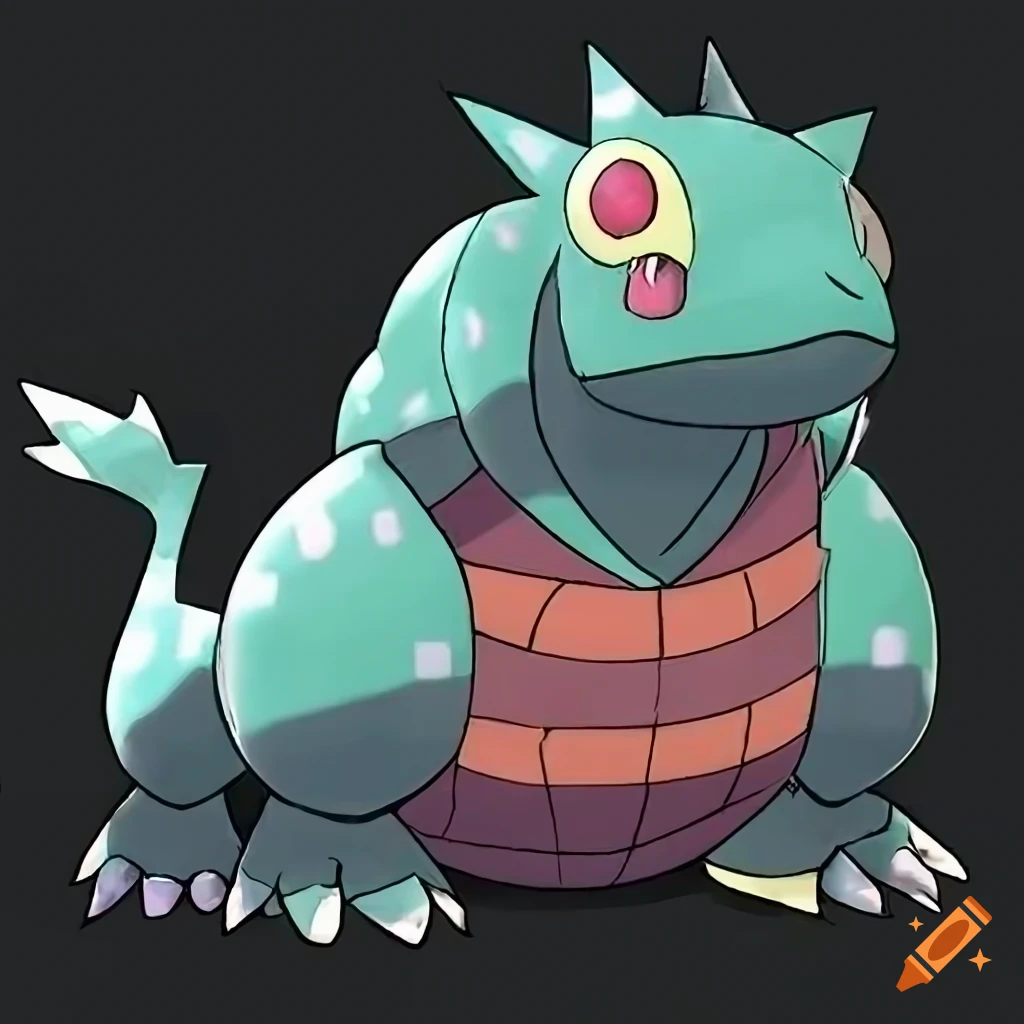 Terradon, a ground-type dinosaur-like pokémon with rugged, rocky skin ...