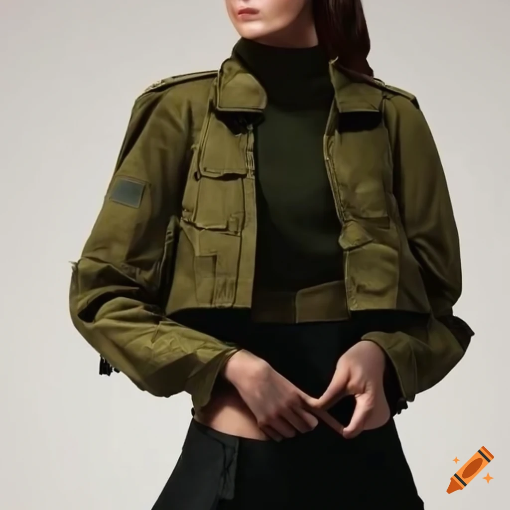 Military-inspired jackets in various styles and designs on Craiyon