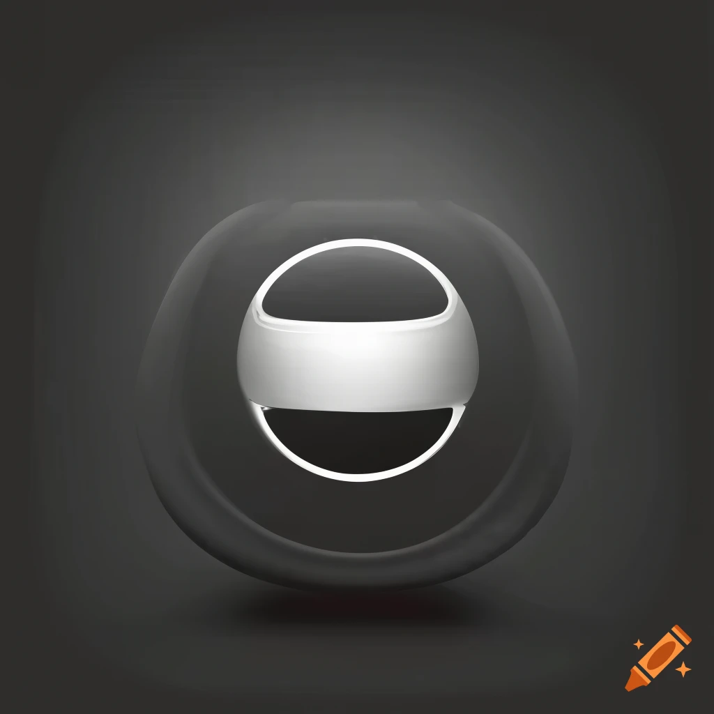 Browser icon in black on Craiyon