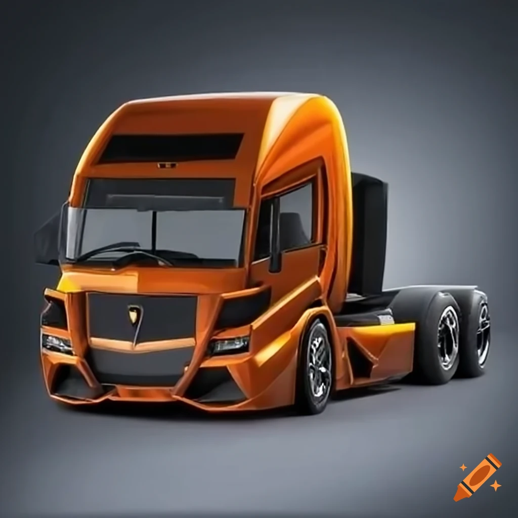 Lamborghini Truck Semi 8006