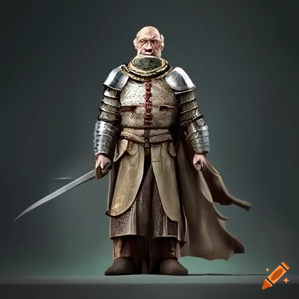 Dohko de Libra fused with Yoda as an elderly human templar knight with ...