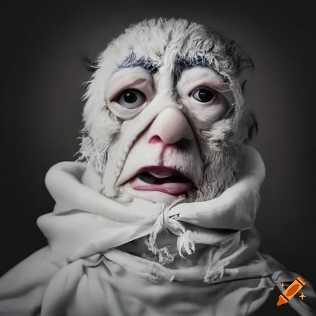 Skin muppet sick with flu on Craiyon