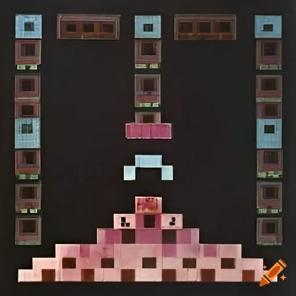 High-resolution photo of Space Invaders from 1972 on Craiyon