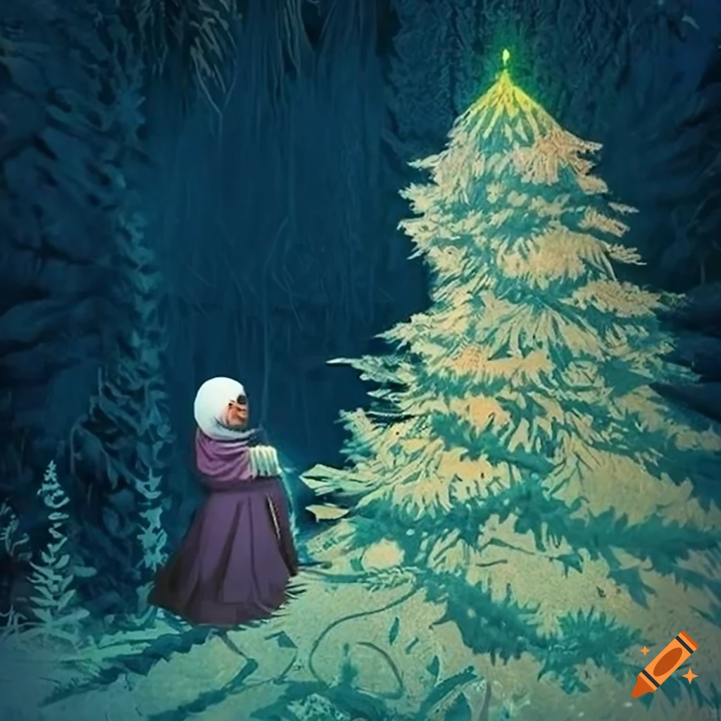 Highly detailed illustration of an Islamic woman in a Burka decorating ...