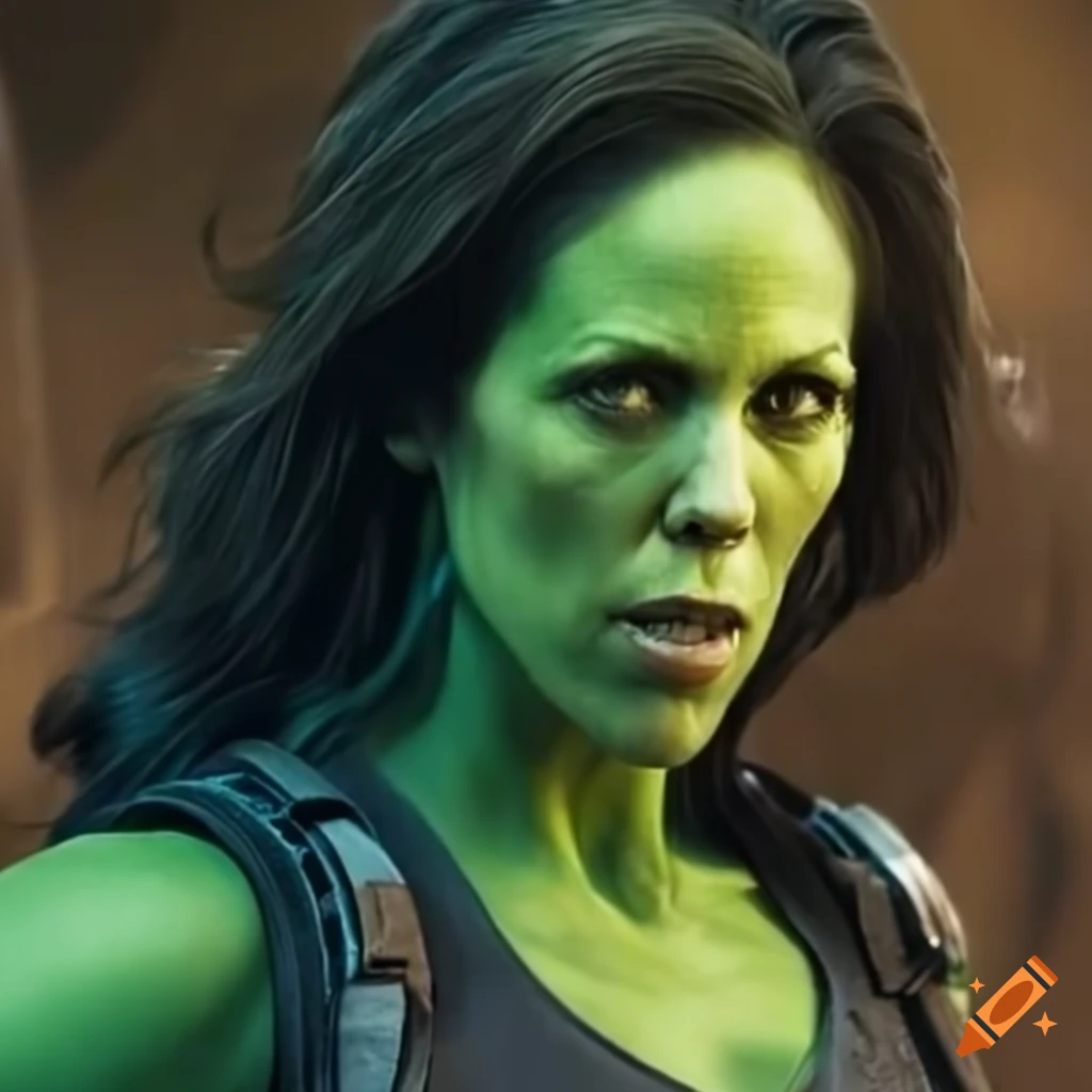 Alien Orders movie poster featuring Annabeth Gish as an ...
