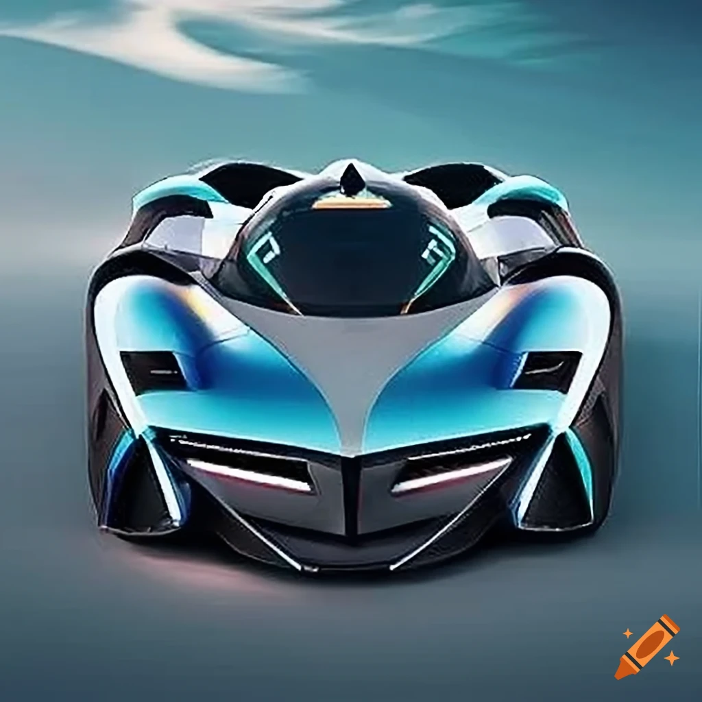 Futuristic hypercar with dynamic design and luxury features on Craiyon