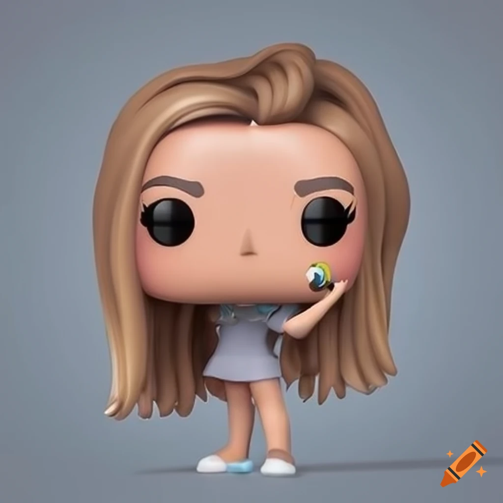 Funko Pop girl with light brown hair on Craiyon