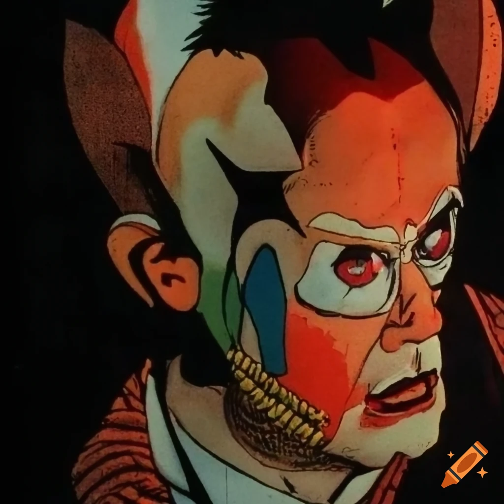 Colorful and detailed image of The Dork, a Silver Age Batman villain on ...