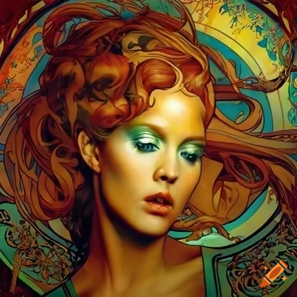 Iridescent deep ember lighting inspired by Boris Vallejo, Alphonse ...