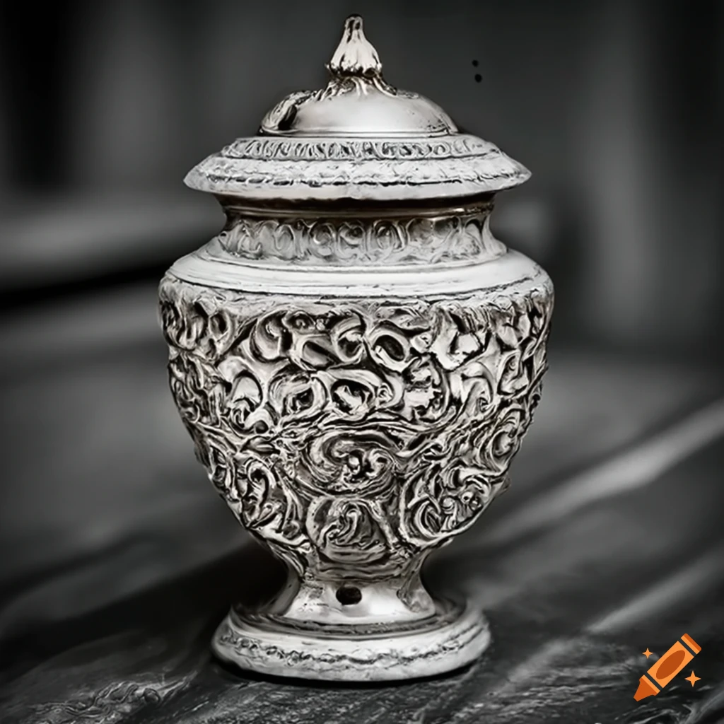 Decorative urn on Craiyon