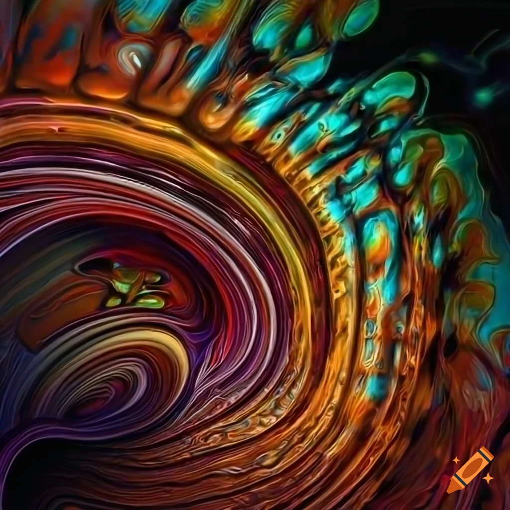 Biomechanical abstract composition of humanoid organic life forms on ...