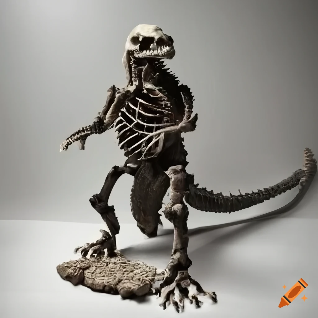 Godzilla skeleton on Craiyon
