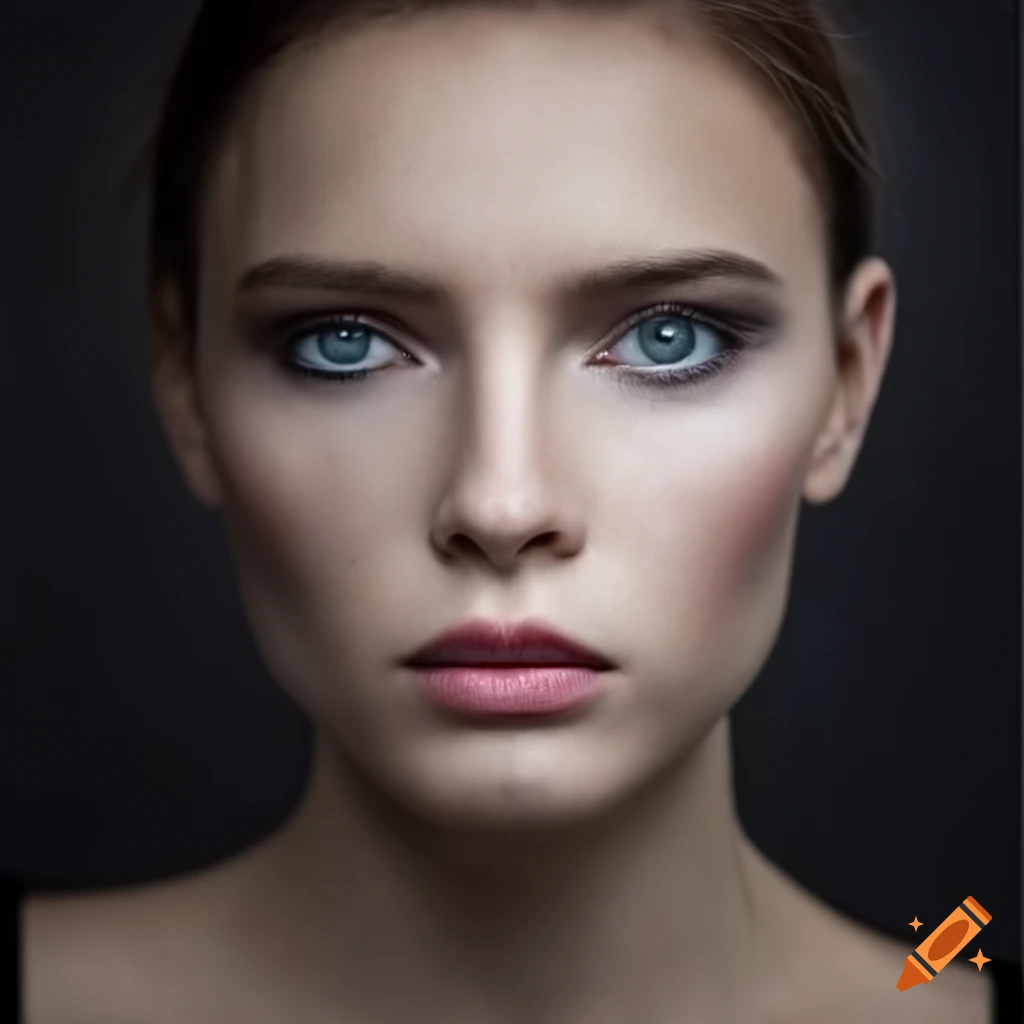 Human face on Craiyon