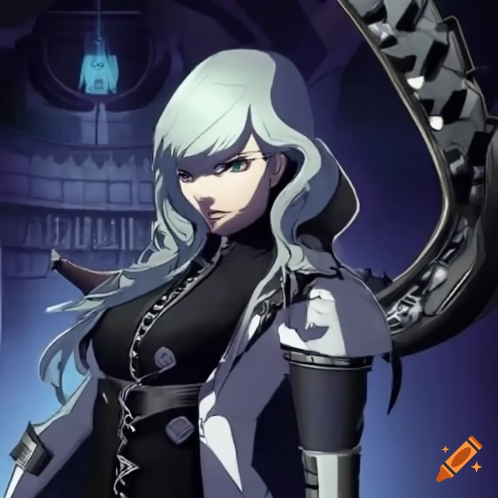 Krelian character from persona game on Craiyon