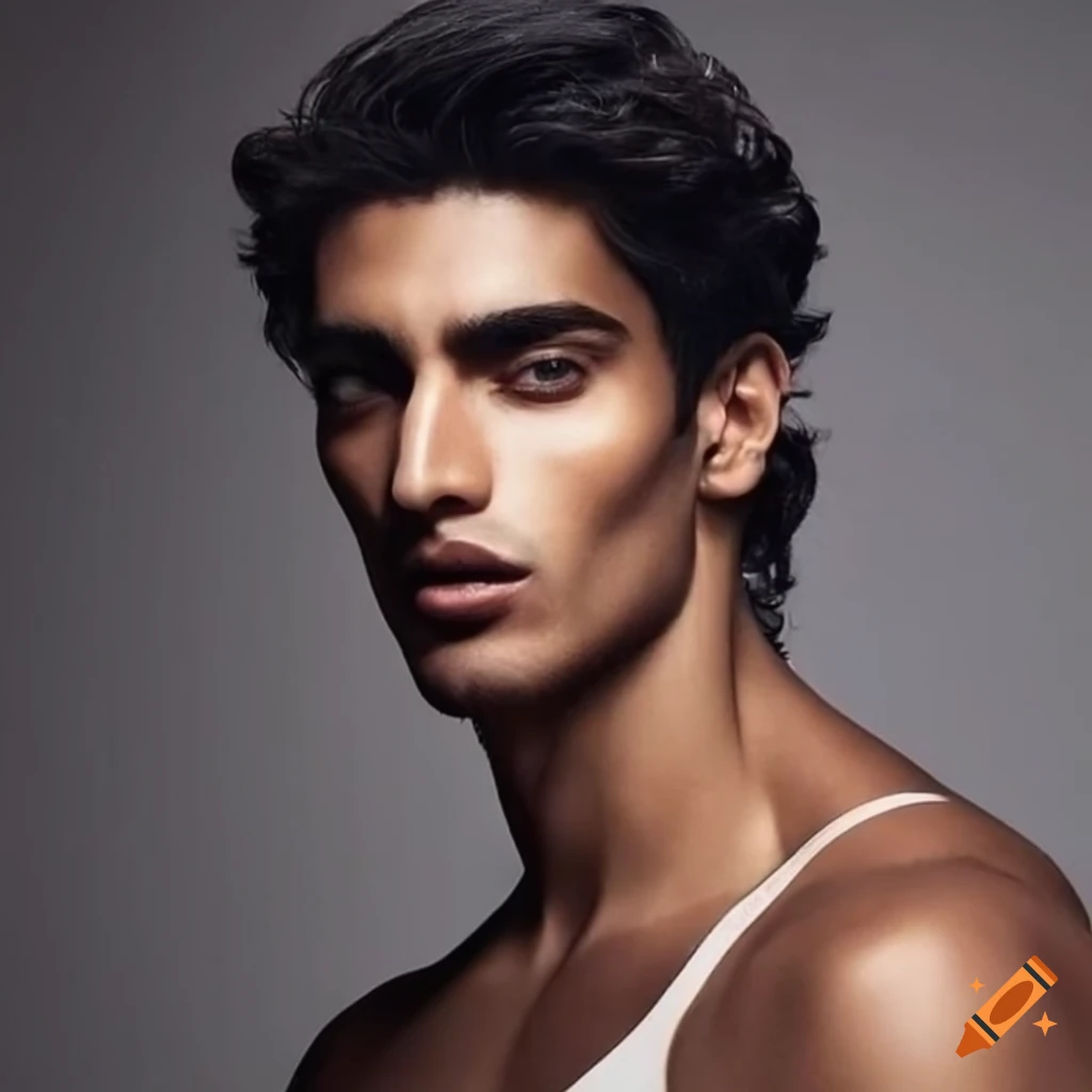 Male Supermodel With A Unique Blend Of Looks On Craiyon