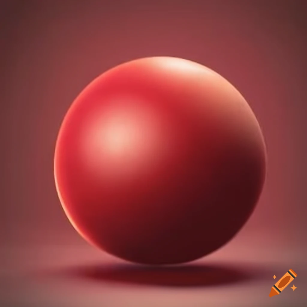 Red ball on Craiyon