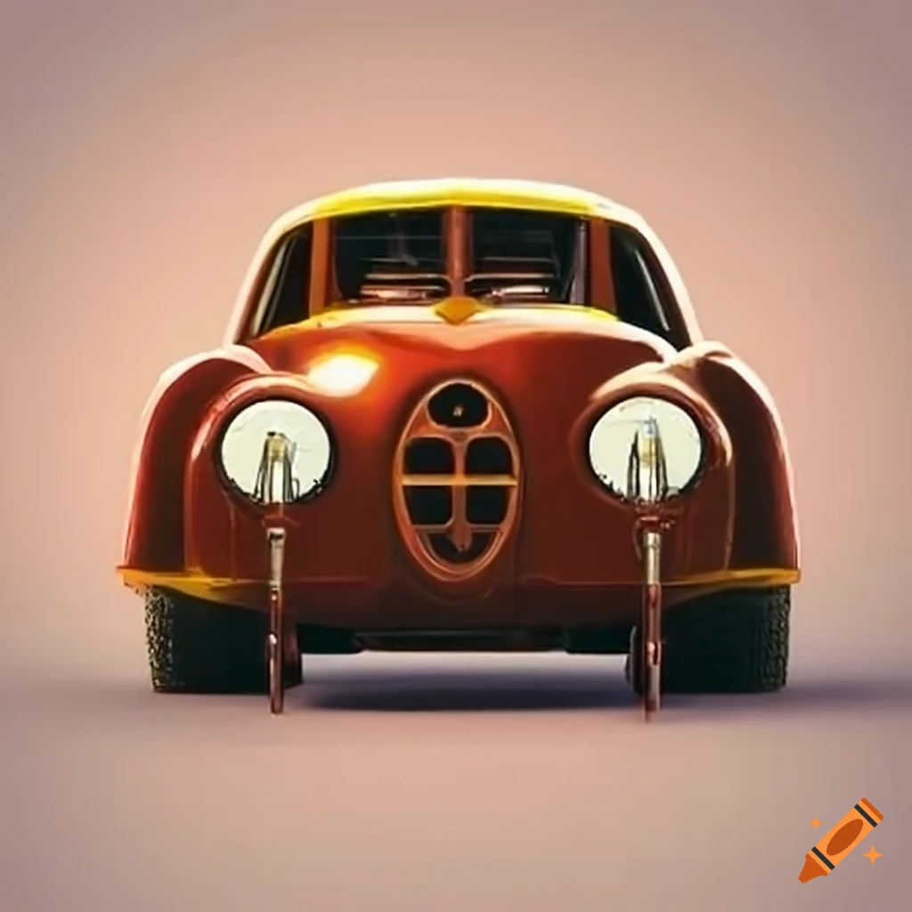 Nuclear powered car concept design on Craiyon