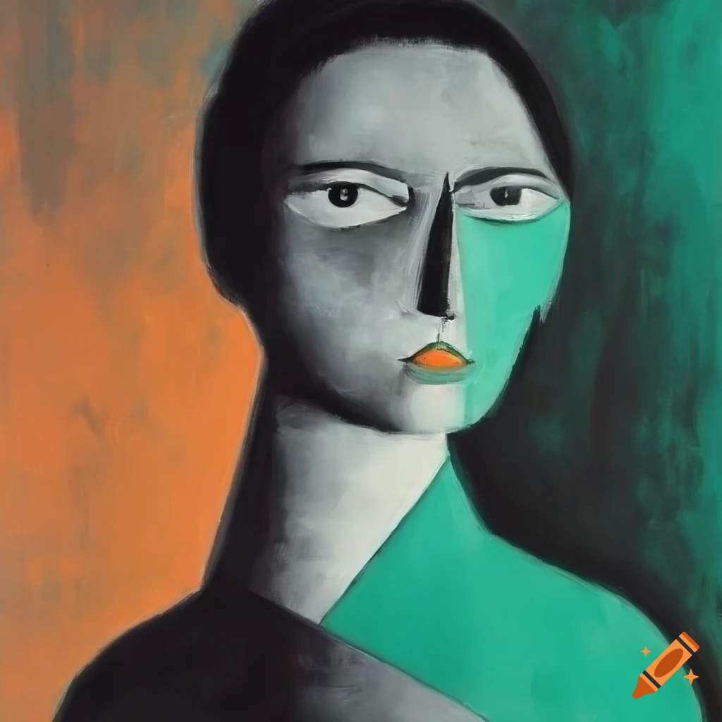 Cubist, Malevich-inspired, expressionist, and surrealist portrait in ...