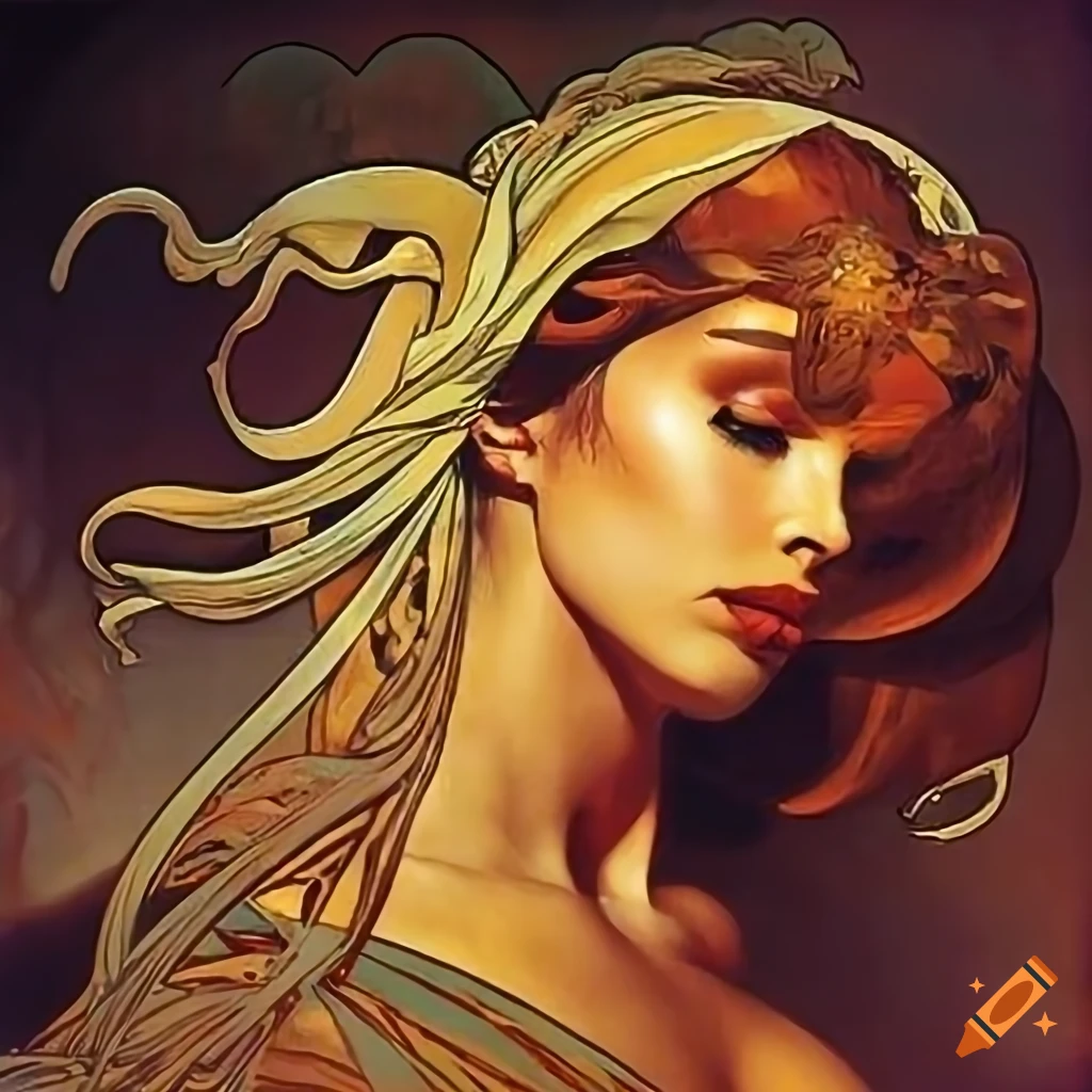 Massive glowing lighting inspired by Boris Vallejo, Alphonse Mucha ...