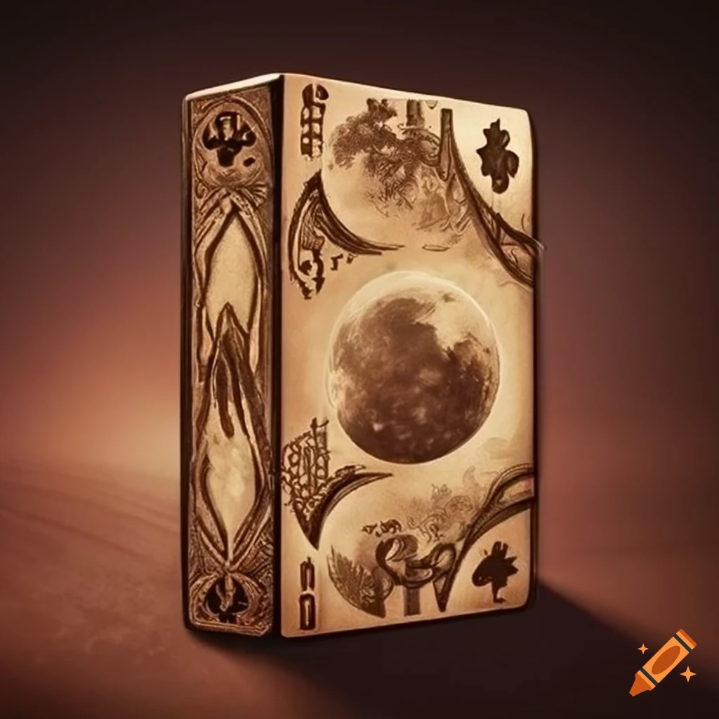Ancient card game deck set in sepia tones on Craiyon