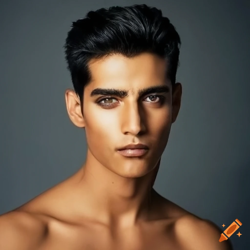 Male Supermodel With Diverse Heritage And Striking Features On Craiyon