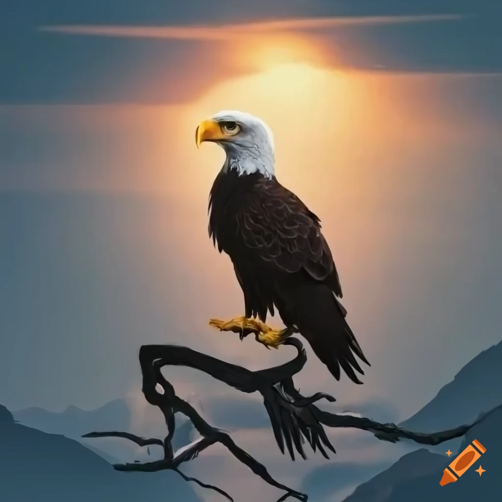 Eagles images created on Craiyon